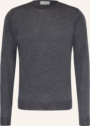 John Smedley Pullover Aus Merinowolle grau