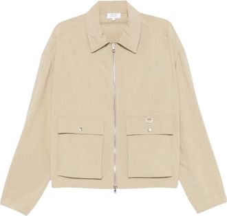 Maison Kitsun&eacute; Homme, Vestes, Beige, Taille: S Zipped Jacket