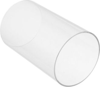 NUOBESTY Windlicht aus Klarglas Offener Glaszylinder 9x15cm Kerzenhalter mit Stabilem Boden f&uuml;r Kaminkerzen und Tischdekoration