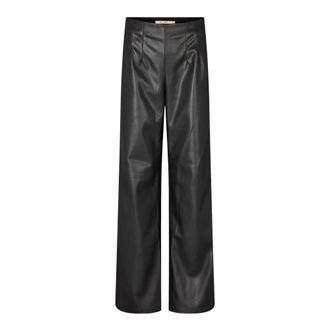 Rue de Femme RUE de Femme - Pantalon en cuir - Femme - Pantalons - Noir - Taille: 36 FR