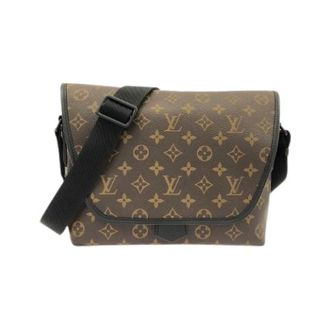 Louis Vuitton Pre-owned Sacoche Messager Magn&eacute;tique Monogram Macassar - Homme - Pre-owned - Brun - Taille: ONE Size