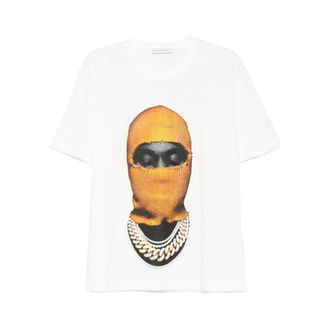 Ih Nom Uh Nit T-Shirt mit Masken-Print - - Tops - Herren - Wei&szlig; - S