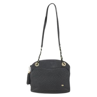 Bally Pre-owned Leather Shoulder Bag - - Pre-owned - Damen - Schwarzk - ONE SIZE