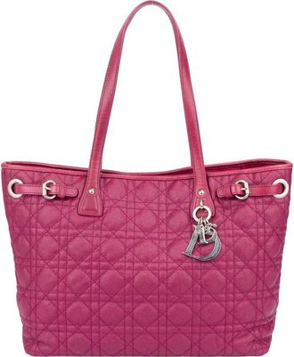 Dior Crossbody Bags - Christian Dior Quilted Coated Lady Dior Shopper Ha - Gr. unisize - in Gold - für Damen