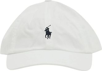 Polo Ralph Lauren Homme, Accessoires, Blanc, Taille: ONE Size Cotton Chino Baseball Cap