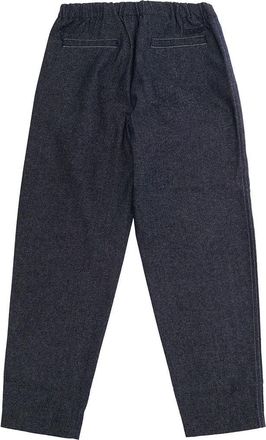 Emporio Armani Wool-Blend Trousers - Navy