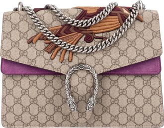 Gucci Crossbody Bags - Gucci Limited Bird GG Monogram Dionysus Shoulder B - Gr. unisize - in Bunt - f&uuml;r Damen