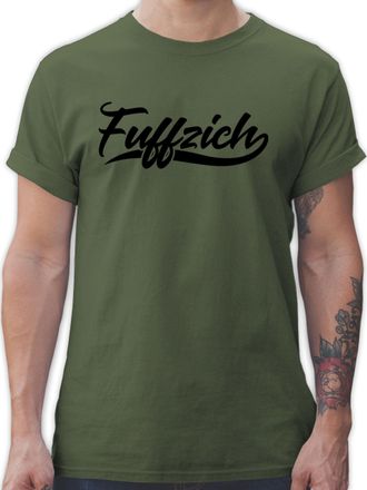 Shirtracer T-Shirt Herren - Fuffzich I F&uuml;nfzig I 50. Geburtstag 50 Jahre I 50er Geburtstag - 3XL - Army Gr&uuml;n - 50-Geburtstag Tshirt Shirts zum 50ste 50.Geburtsta