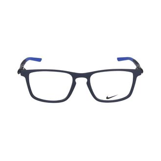 Nike Homme, Accessoires, Bleu, Taille: 54 MM Lunettes Matte Obsidian 7146 411