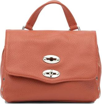 Zanellato Hobo Bags - Textured Red Leather Handbag - Gr. unisize - in Braun - f&uuml;r Damen