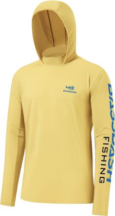 Bassdash Herren Kapuzenpullover Shirt Sonnenschutz UPF50+ UV Pullover Langarm Hoodie f&uuml;r Angeln Rash Guard