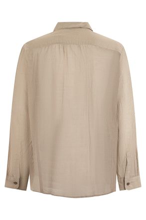 Our Legacy Mens Shirt Checkered Beige Cotton