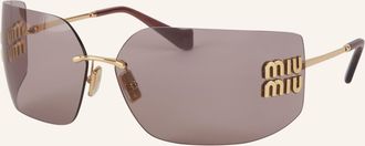 Miu Miu Sonnenbrille Mu 54ys gold
