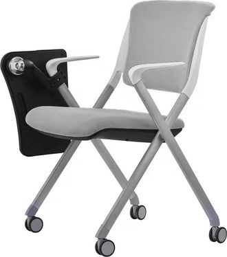 Generic Hochlehner-Schreibtischstuhl,Faltbarer B&uuml;rostuhl Rollen,ergonomische Netzr&uuml;ckenlehne,stapelbarer Konferenzraumstuhl,G&auml;steempfangsstuhl Zuhause,B&uuml;ro,Pa