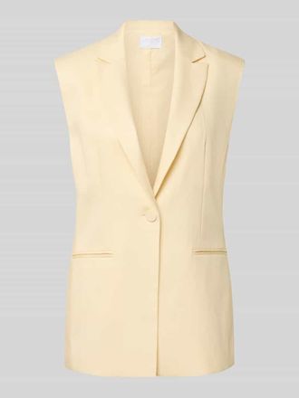 Jake*s Weste mit Reverskragen und Knopfverschluss