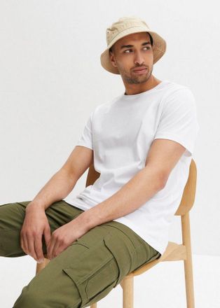 Bonprix T-Shirt (Packung, 5-tlg) Regular Fit, Kurzarm, f&uuml;r warme Tage, aus Baumwolle und Viskose