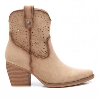 Refresh Bottes de cowboy Femme Beige - Chaussures confortables et polyvalentes - Mode d&eacute;contract&eacute;e - Mod&egrave;le 17251802 (Taille40)