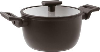 Sambonet Casseruola Alta 2 M. cm 28 C/Cop. Titan Pro Double Induction Alluminio