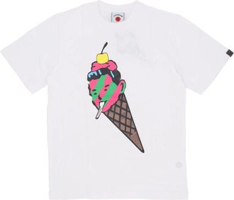 Icecream Cone Man Tee Wei&szlig;es T-shirt - - Tops - Herren - Wei&szlig; - XL