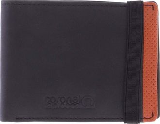 Coronel Tapiocca Herren Geldb&ouml;rse Wallet Geldbeutel Herren Wallet Portemonnaie Brieftasche Herren Geldb&ouml;rse Portmonee Geldbeutel M&uuml;nzfach Kartenetui Aitor, Schwarz
