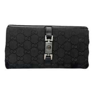 Gucci Pre-owned Leder Portemonnaie - - Pre-owned - Damen - Schwarzk - ONE SIZE