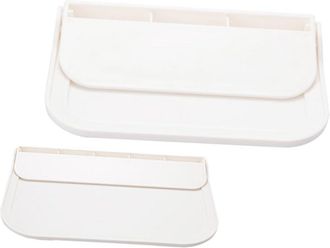 Hemobllo 2stücke Faltbare Badezimmerregale Wandmontage Platzsparend Faltbar Für Seife Handtücher Und Aufbewahrung Kleines Bad Organizer