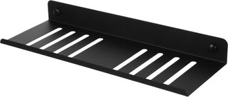 Lurrose Schweberegal aus Carbonstahl Wandmontiertes Platzsparendes Badezimmerregal für Flaschen Parfüm Gewürze Vielseitiger Organizer für Bad Küche Wohnzimmer