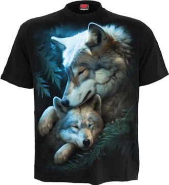 Spiral Mothers Love Homme T-Shirt Manches Courtes Noir S 100% Coton Regular/Coupe Standard