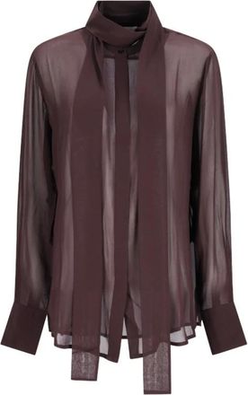 7 For All Mankind Damen, Blusen & Hemden, Braun, SGr&ouml;&szlig;e