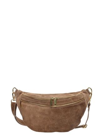 Luisa Vannini Beige Rindsledertasche