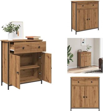 vidaXL Sideboard Artisan-Eiche 70x30x80 cm Holzwerkstoff - Sideboard - Sideboards - Kommode - Schrank