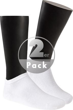 Hudson Herren Sneakersocken wei&szlig; Baumwolle unifarben