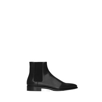 Saint Laurent Adrien Chelsea Boots - - Shoes - Herren - Schwarzk - 42 1/2 EU