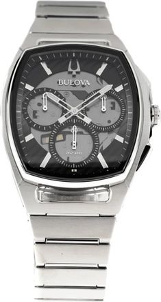 Bulova Femme, Accessoires, Noir, Taille: ONE Size Curv Chronograph