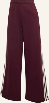adidas Adidas Kit 3-Streifen Hose, Weit Geschnitten rot