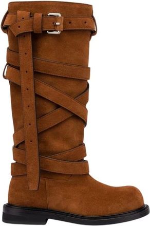 Moschino Femme, Chaussures, Brun, Taille: 39 EU Bottes en daim