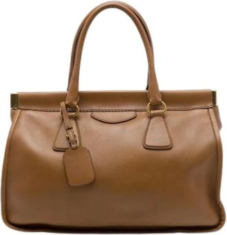 Prada Pre-owned Vintage Tote - Femme - Pre-owned - Brun - Taille: ONE Size