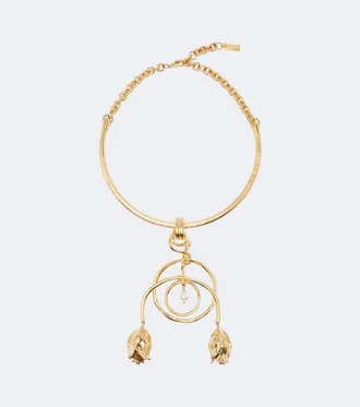 Chlo&eacute; Chlo&eacute; Collier en plaqu&eacute; or et perle