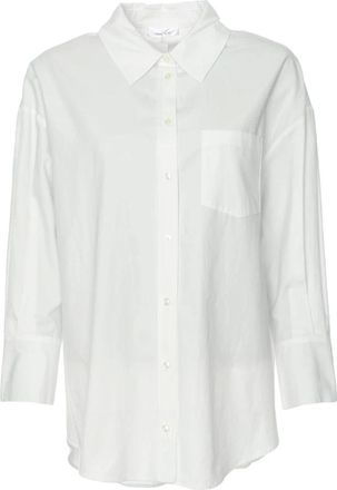 Anine Bing Femme, Blouses et Chemises, Blanc, Taille: 38 FR Mika Shirt