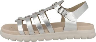 Geox Junior Girl J SANDAL SOLEIMA GIR SANDALS SILVER 31_EU
