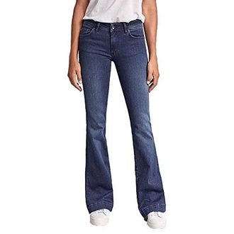 Salsa Wonder Flare in Dark Denim Jeans pour Femme, Bleu, 32