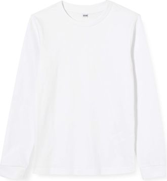 Build Your Brand Kids Longsleeve, White, 146/152