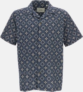 Les Deux Kurz&auml;rmeliges Hemd Mit Arabeskenmuster