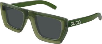 Gucci Stylische Sonnenbrille f&uuml;r den t&auml;glichen Gebrauch - - Accessories - unisex - Gr&uuml;n - 51 MM