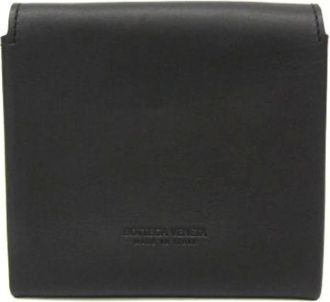 Bottega Veneta unisex, Pre-owned, Noir, Taille: ONE Size Portefeuille en cuir Pre-owned