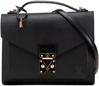 Louis Vuitton Hobo Bags - Epi Monceau 28 - Gr. unisize - in Schwarz - für Damen
