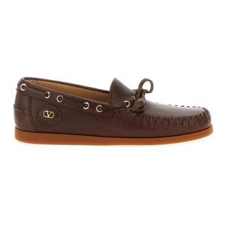 Valentino Garavani Palm Avenue Bootsschuh aus B&uuml;ffelleder - - Shoes - Herren - Braun - 42 EU