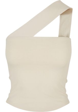 Urban Classics Damen Top Ladies One Strap Top whitesand 3XL
