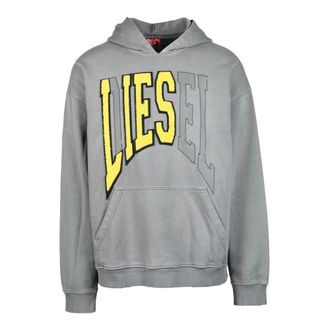Diesel Baumwoll-Sweatshirt - - Sweatshirts & Hoodies - Herren - Grau - L
