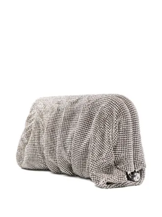 Benedetta Bruzziches Womens Clutch Venus La Grande Silver Exterior: Brass; Lining: Silk Bags